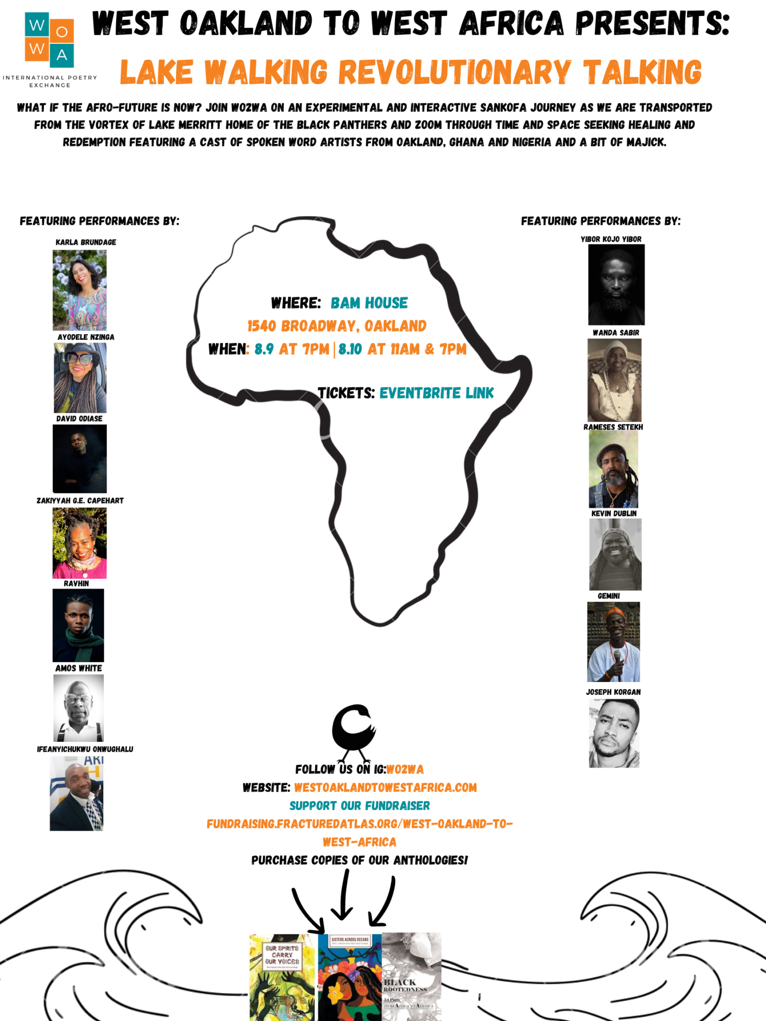 Lake Walking, Revolutionary Talking – West Oakland to West Africa